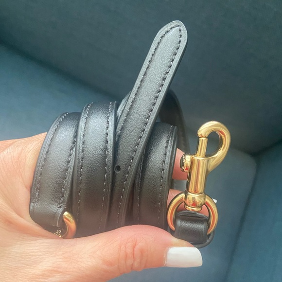 Coach | Bags | Nwot Coach Leather Black Gold Tone Hardware Replacement ...